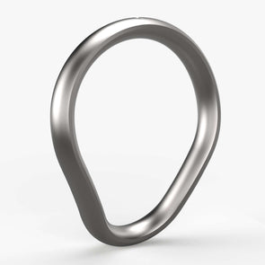 Ergonomic Stainless Steel And Silicone Cock Rings | Primal Rings
