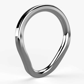 Ergonomic Stainless Steel And Silicone Cock Rings | Primal Rings